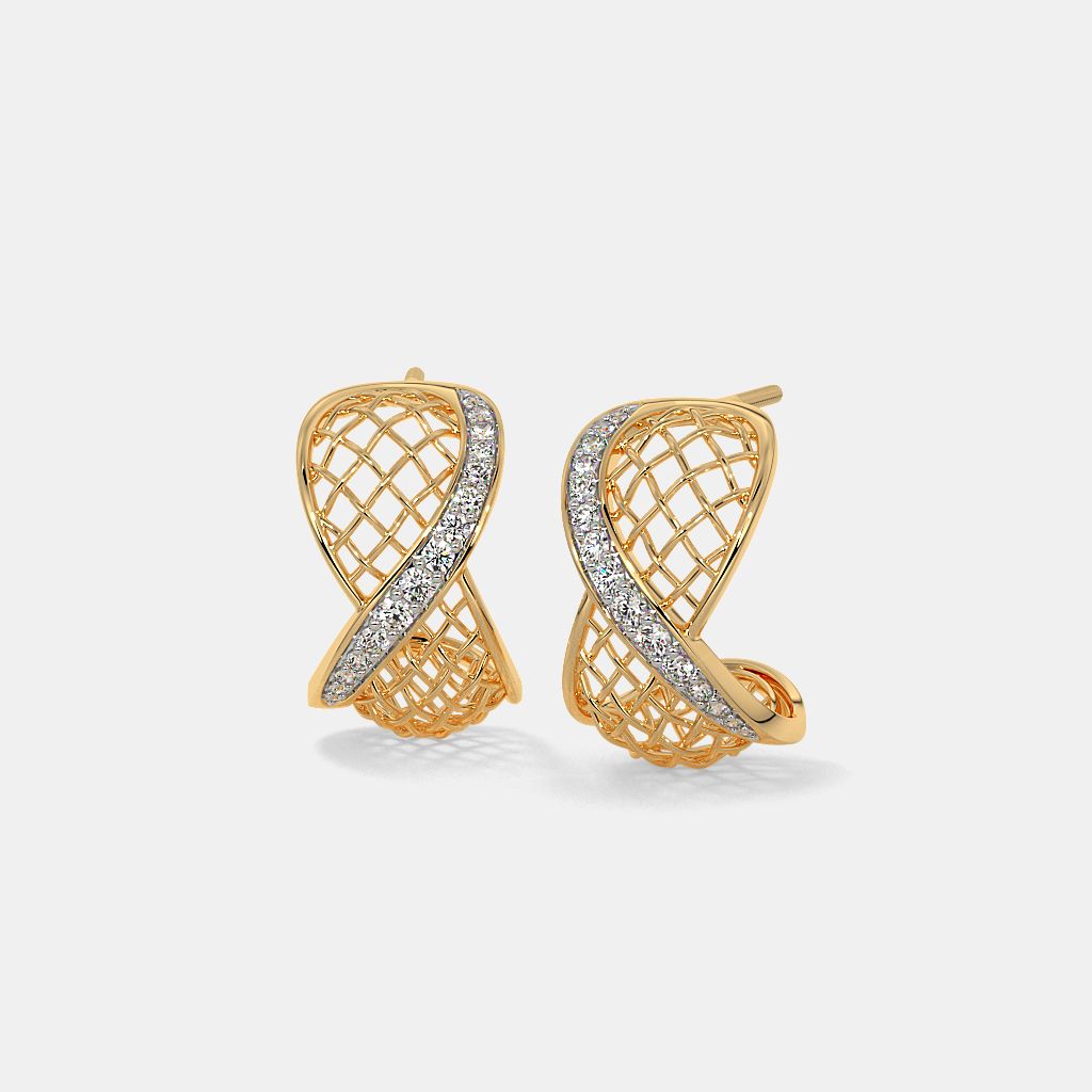 The Lorne J Hoop Earrings BlueStone