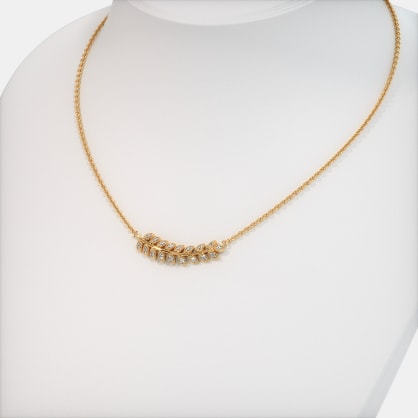 The Vivienne Bar Necklace BlueStone