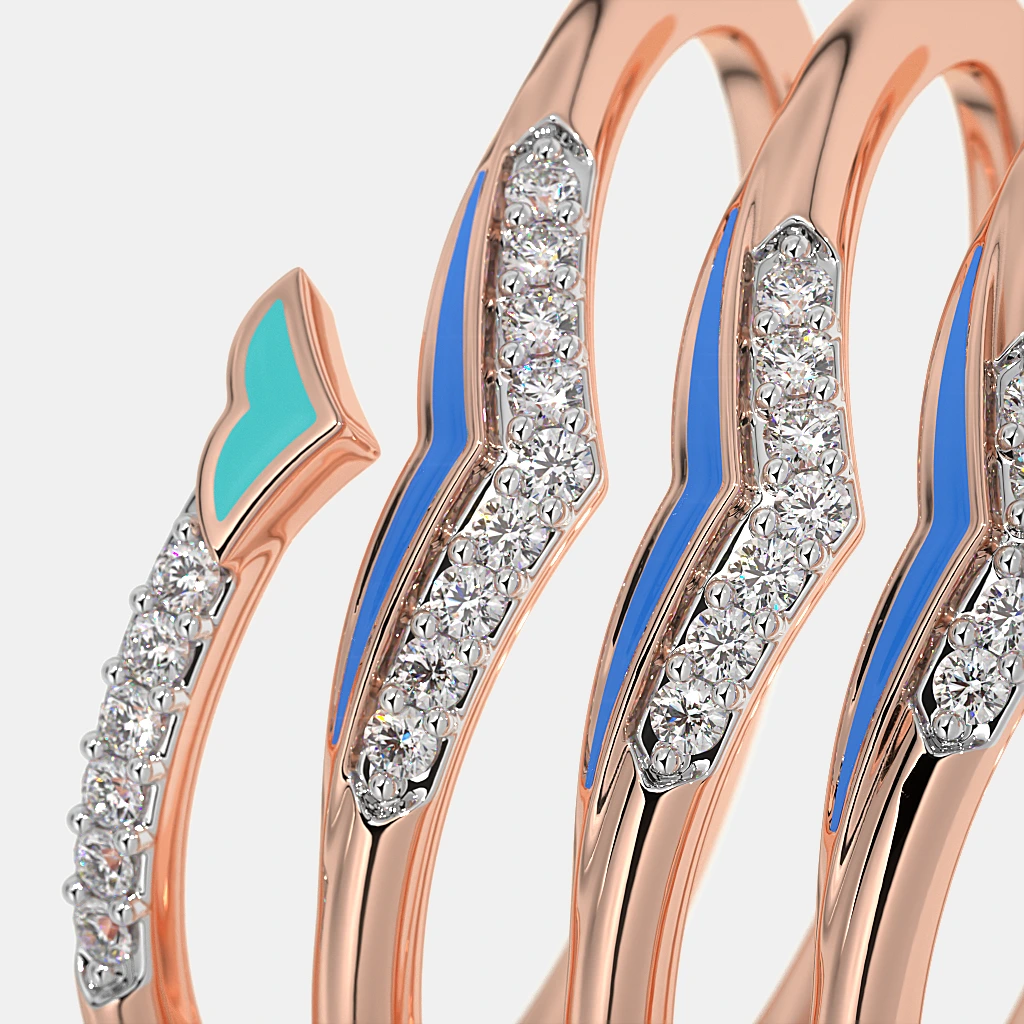 The Izadore Spiral Ring | BlueStone.com