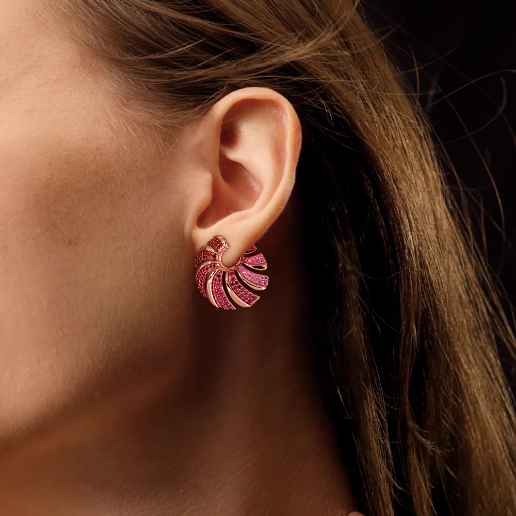 The Orotund Orange Peel Earrings | BlueStone.com