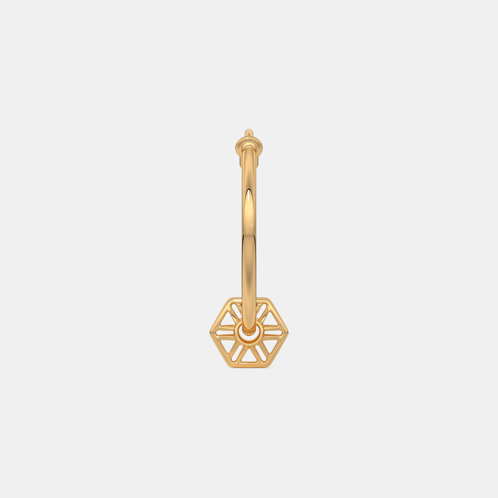 The Peppy Gold Hoop Earrings | BlueStone.com