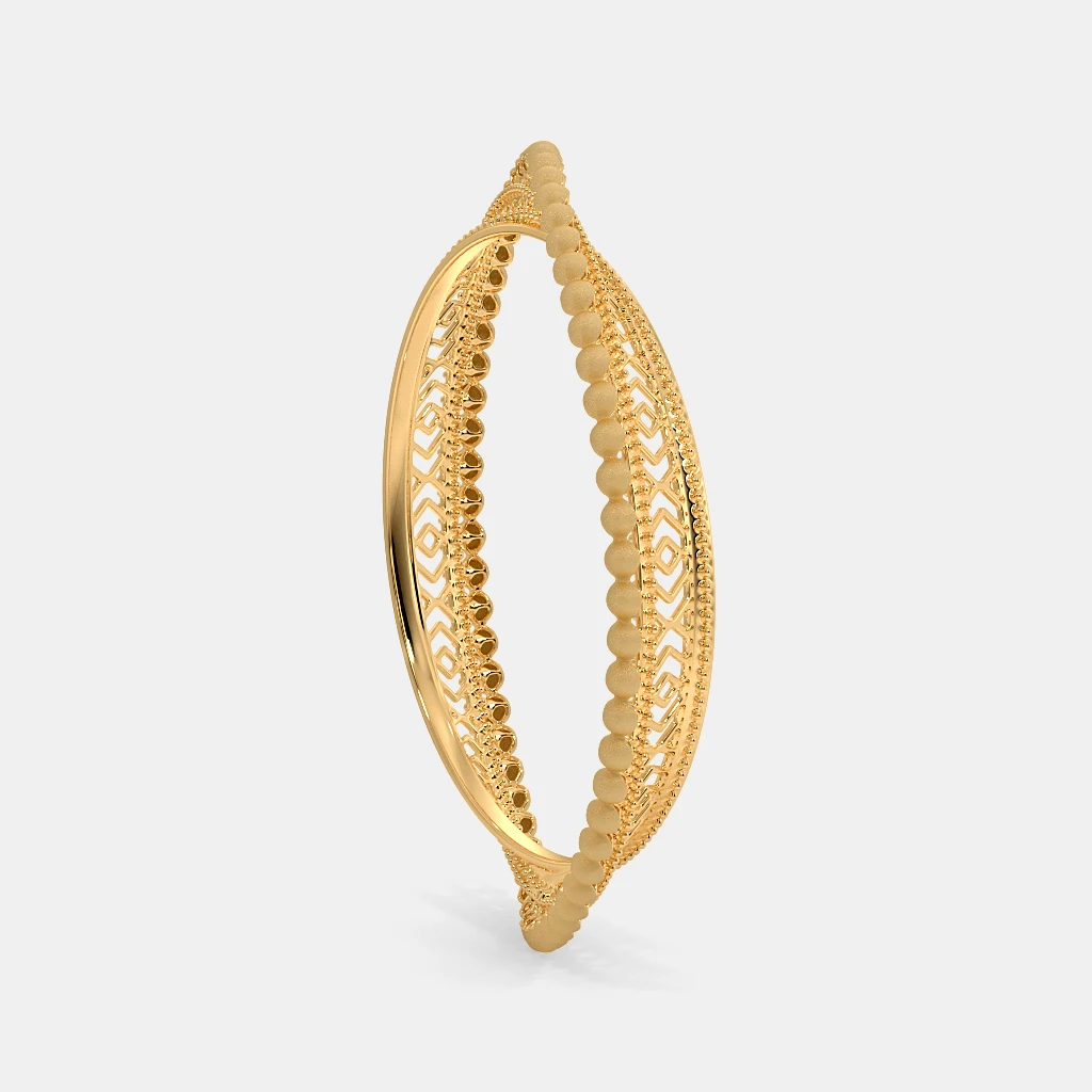 The Swirly Round Bangle | BlueStone.com