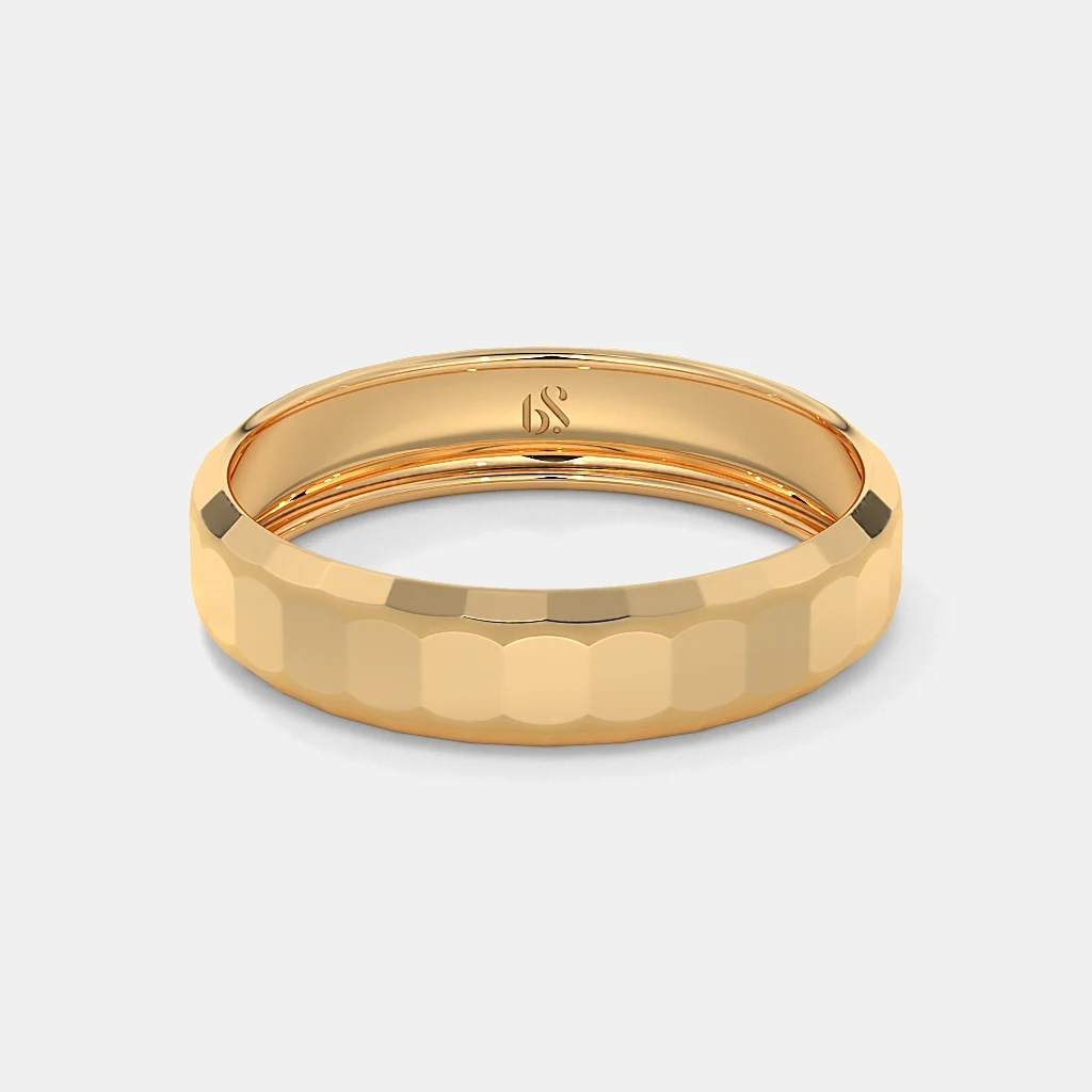 The Barke Textured Band Ring For Him | BlueStone.com