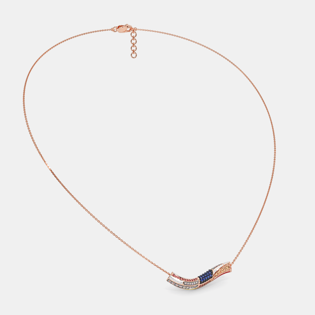 The Colorblock Fusion Necklace | BlueStone.com
