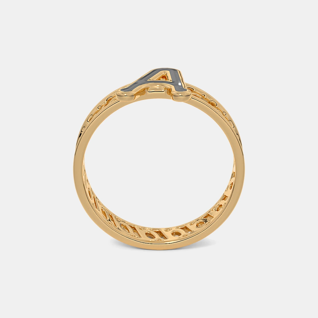 The Combie A Initial Ring | BlueStone.com