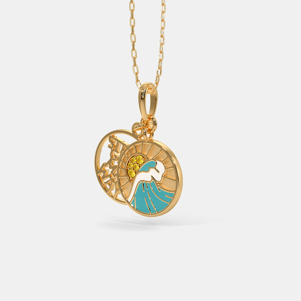 The Barbie Sea Sparkle Pendant | BlueStone.com