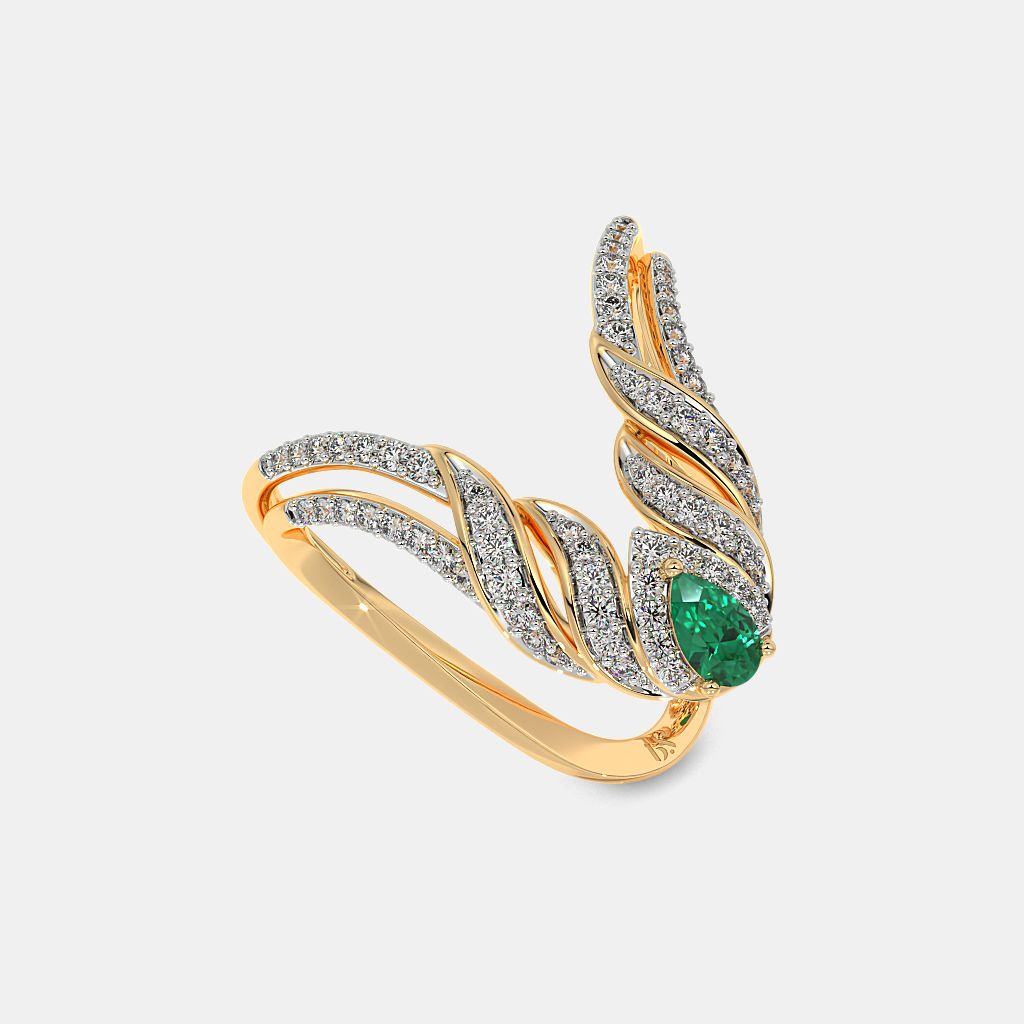 Buy 50+ Green Rings Designs Online | BlueStone.com - India's #1 Online Jewellery Brand