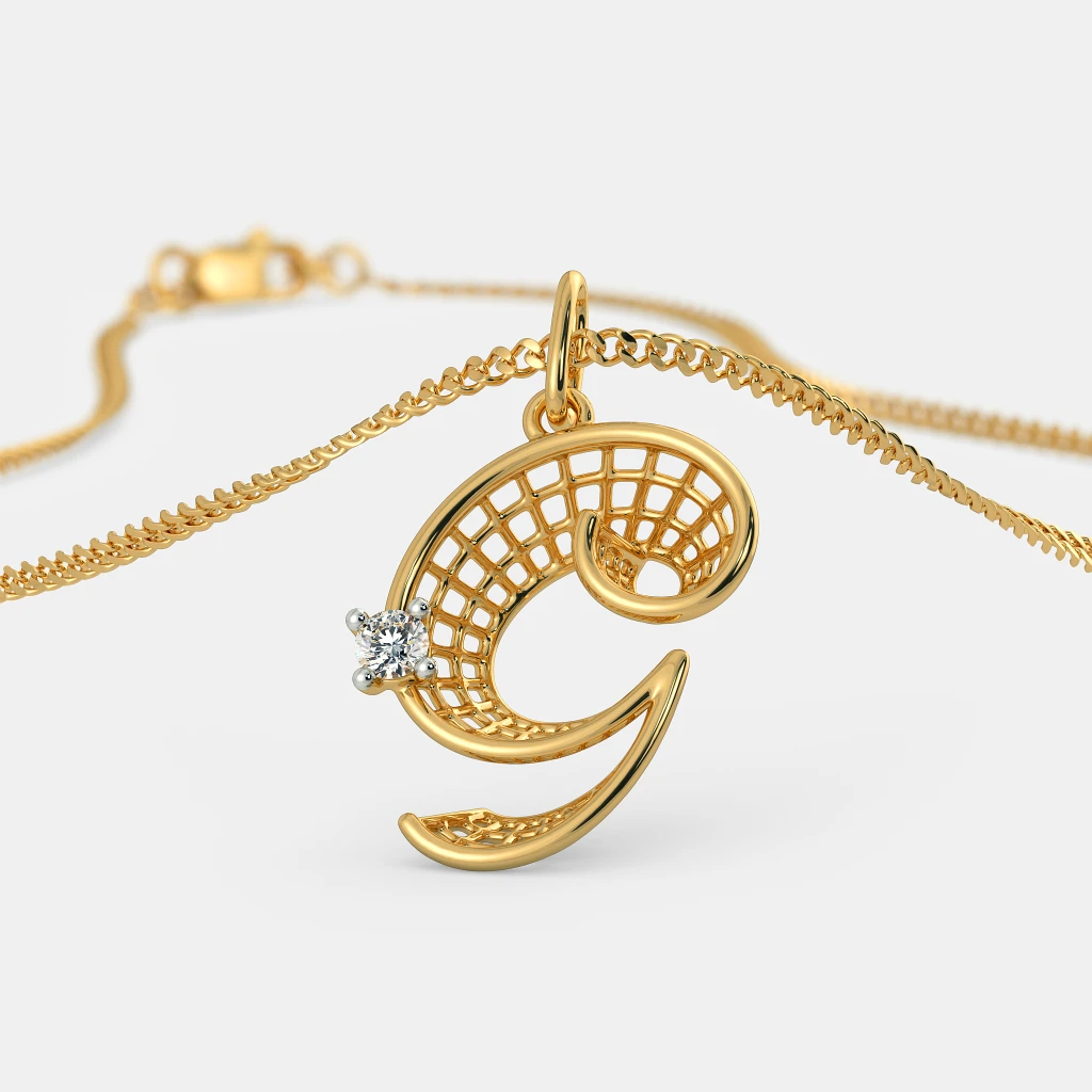 The Gorgeous G Pendant | BlueStone.com