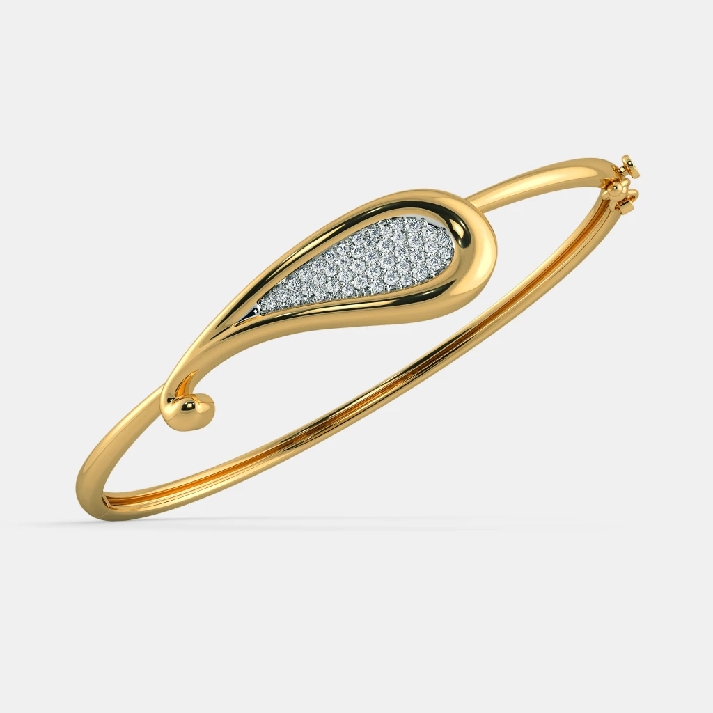 The Kavisha Paisley Bangle | BlueStone.com