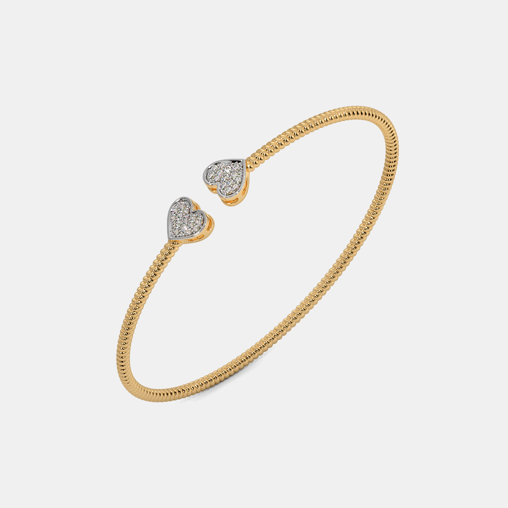 The Passionate Love Twister Bangle | BlueStone.com