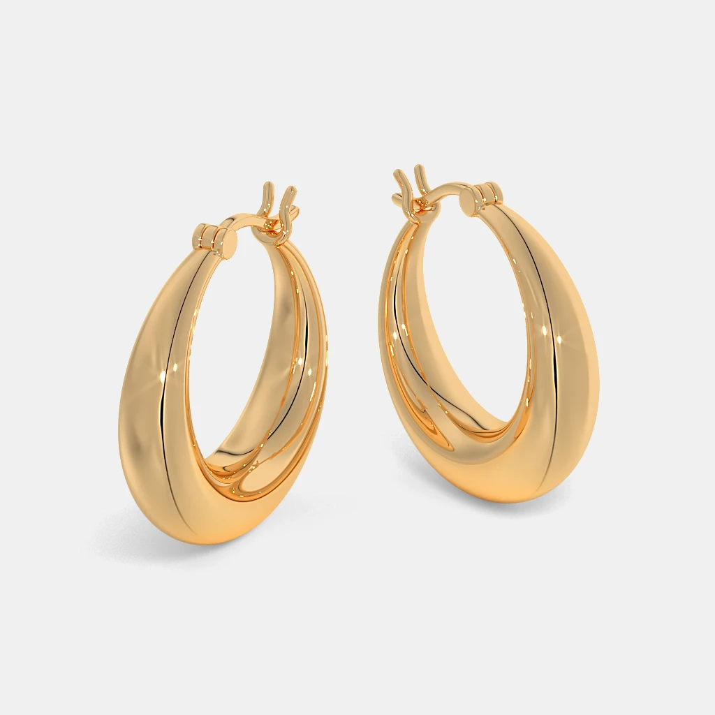 The Kobe Hoop Earrings | BlueStone.com