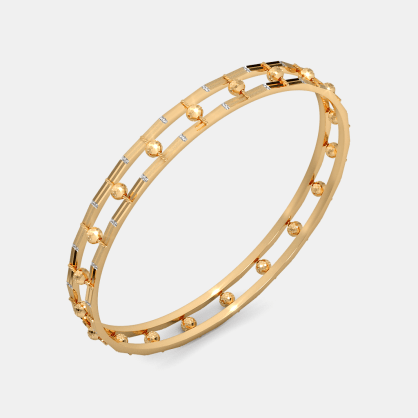 The Meguru Round Bangle | BlueStone.com