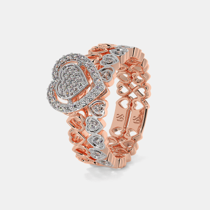 The Aboli Bridal Ring Set | BlueStone.com