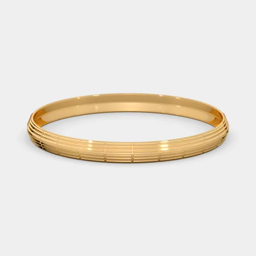 Buy Men's Gold Bangles Designs Online | BlueStone.com - India's #1 ...