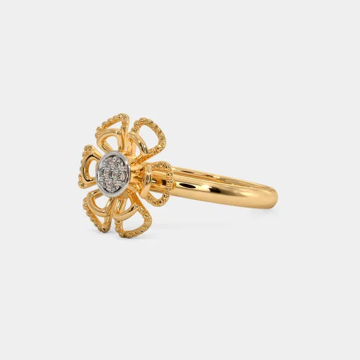Buy 150+ Floral Rings Designs Online | BlueStone.com - India's #1 Online Jewellery Brand