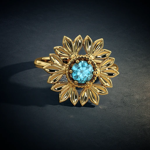 Buy Blue Gemstone Rings Designs Online | BlueStone.com - India's #1 ...